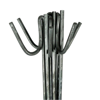 True Products Steel Temporary Fencing Pins 8mm x 1250mm Pack of 20