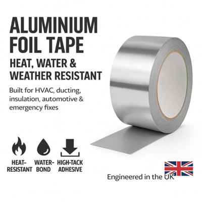 True Strength Aluminium Foil insulating Tape Silver self adhesive ...