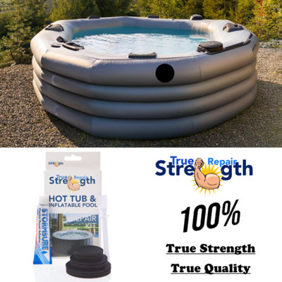 True Strength Heavy Duty Hot Tub, Air bed And Inflatable Repair Kit ...