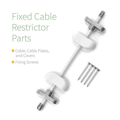 TruMAX Fixed Cable Restrictor - Brown | DIY at B&Q