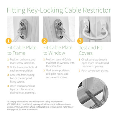 TruMAX Fixed Cable Restrictor - Brown