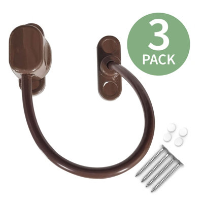 TruMAX Keyless Cable Restrictor (3 Pack) - Brown | DIY at B&Q