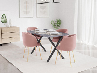 Small concrete dining table store