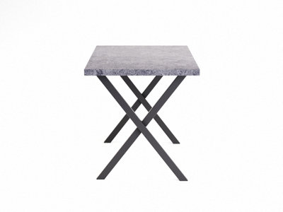 Truro Concrete Dining Effect Kitchen Home Furniture Small Concrete Table