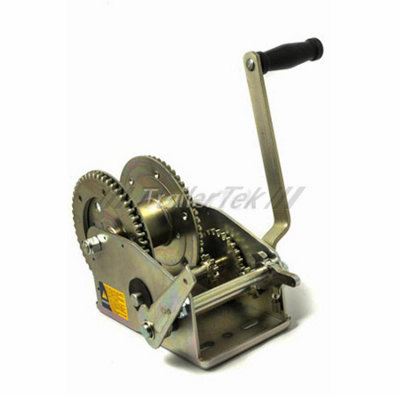 TT Pro Plus 2-Speed Hand Winch, 1454kg/3200lb Capacity | DIY at B&Q