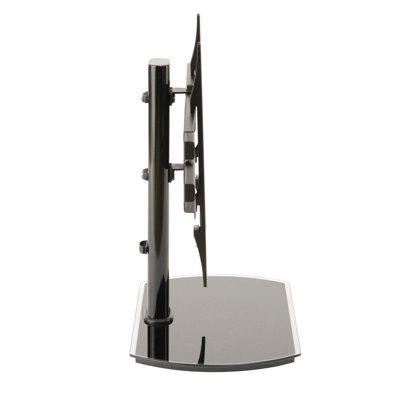 TTAP Tabletop Pedestal TV and Monitor Stand PED64S Swivel and Height ...