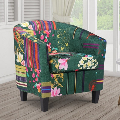 Pattern club chair store