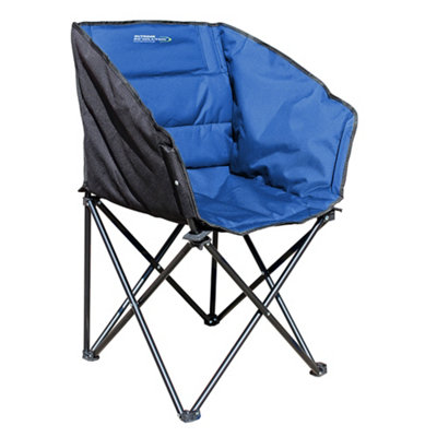 Tub Compact Folding Chair Navy Blue and Black