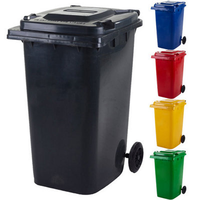 TUFF 240 Litre Wheeled Bin - Yellow
