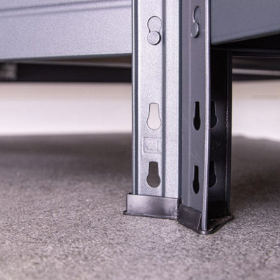 TUFF 360 Corner Shelving - H1800 x W900 x W620 x D450mm - 4 HDF Shelves ...