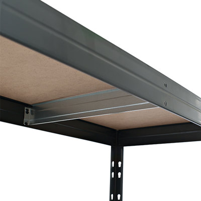 TUFF 360 Corner Shelving - H1800 x W900 x W620 x D450mm - 4 HDF Shelves ...