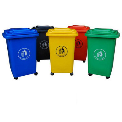 TUFF 50 Litre Wheeled Bin - Dark Grey