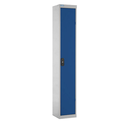 TUFF Lockers - 1 Compartment - H1800 x W300 x D450mm - Blue