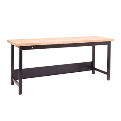 TUFF Premium Black Workbench - W2000 x D650mm - Worktop and Frame ONLY