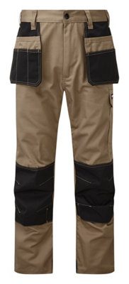 Tuffstuff Excel Trade Work Trousers Stone Brown - 40R