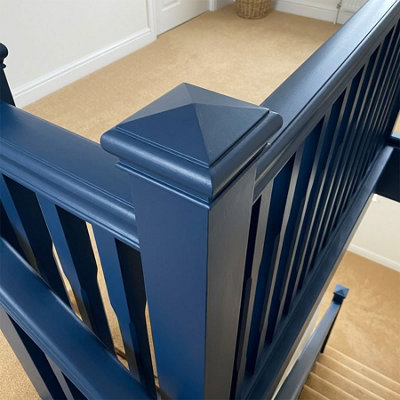 Tulipwood Pyramid Cap Pack Suits 90mm Newel Post (L)115mm (W)115mm ...