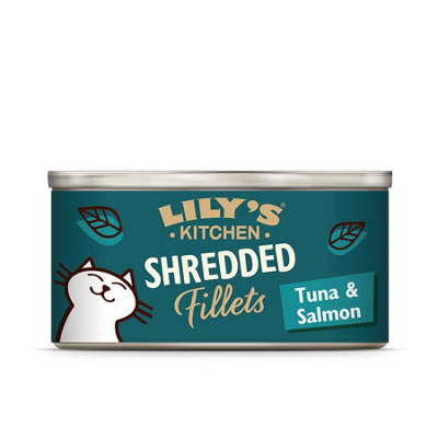 Tuna & Salmon Shredded Fillets Tin 70g (Pack of 24)
