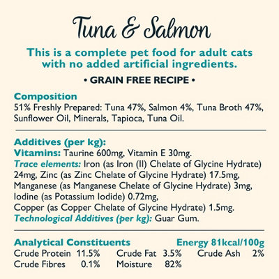 Tuna & Salmon Shredded Fillets Tin 70g (Pack of 24)