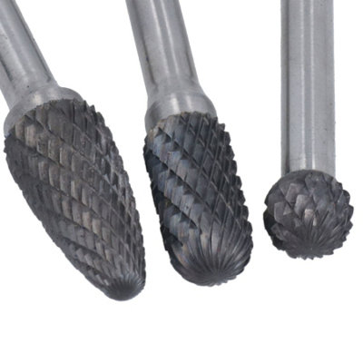 Tungsten Carbide Burr Rotary Files Grinder Remover Removal Polishing ...