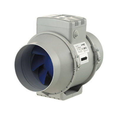 Turbo EC High Performance In-line Mixed Flow Fan with Low Energy EC ...
