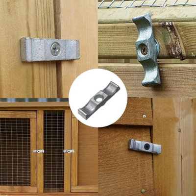 Turn Button Thumb Catch Latch Large 50mm Galvanized Cabinet Cupboard ...