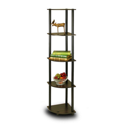 Turn-N-Tube 5 Tier Corner Display Rack Multipurpose Shelving Unit ...