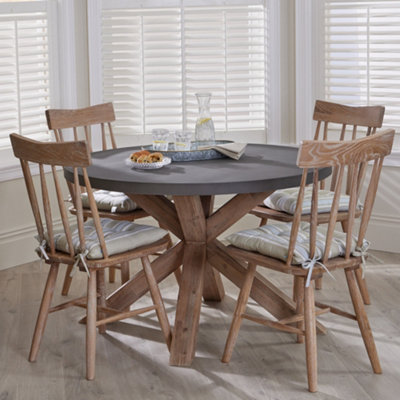 Turner Oak Spindle Back Hoop Hallway Kitchen Furniture Dining Chair ...