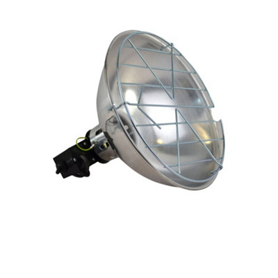 Turnock Heat Lamp With Dimmer Fitting Silver (One Size)