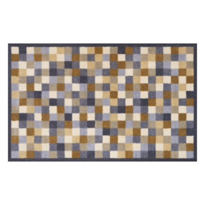 Turtle Mat Design Neutral Squares 75x120