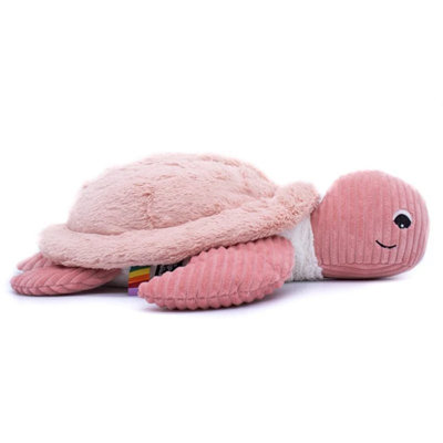 Turtle Plush Soft Cuddly Toy Sauvenou Giant Pink Animal Plushie