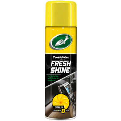Turtle Wax Fresh Shine Citrus 3-in-1 Air Freshener Cleaner Car Restore ...