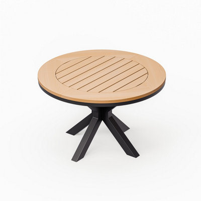 TUSCANY 120cm Round Table with 4 Eden Night Dining Chairs