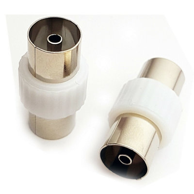TV Aerial Adapter Cable Coupler Joiner to Socket Female
