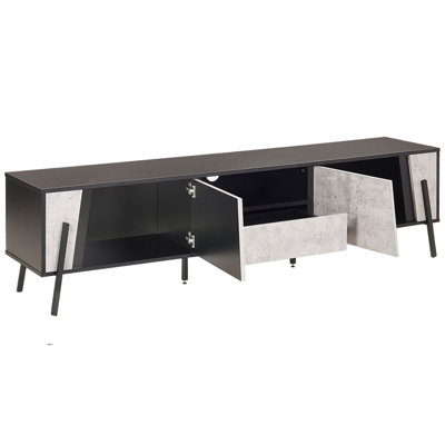 TV Stand BLACKPOOL Grey Concrete Effect