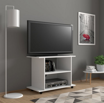 TV Stand in White Matt - W400mm x H600mm x W800mm