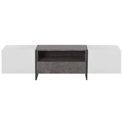 TV STAND LED RUSSEL GREY CONCRETE EFFECT