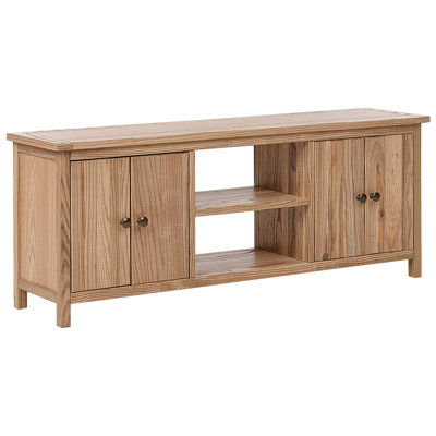 TV Stand SALTON Sassafras Wood Brown