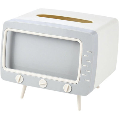 TV Tissue Box Multipurpose Cute Innovative Retro Tissue Box Holder with ...