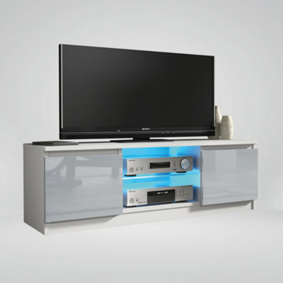 120cm tv unit grey store