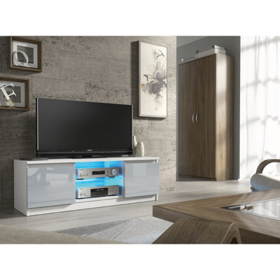 120cm tv unit grey store