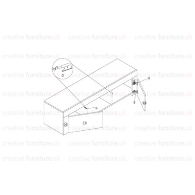 TV Unit 130cm Sideboard Cabinet Cupboard TV Stand Living Room High ...