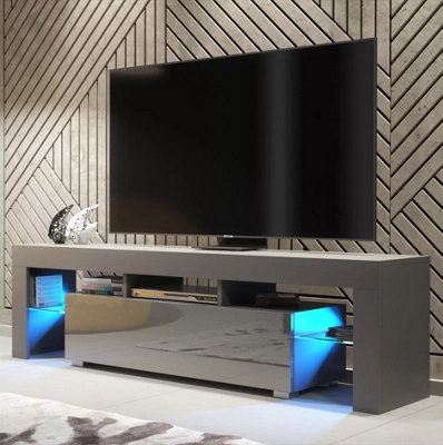 TV Unit 160cm Sideboard Cabinet Cupboard TV Stand Living Room High ...