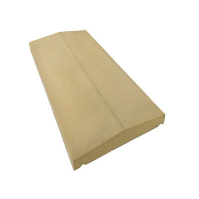 Twice Weathered Concrete Coping Stone-Buff-230x600-Pallet of 42
