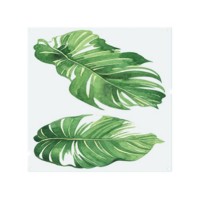 Twin Botanical Leaves Splash Back designer style