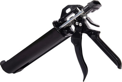 Twin Cartridge Caulking Gun for Dual Components (1:1 Mix Ratio) Up to 450ml Manual Applicator Gun