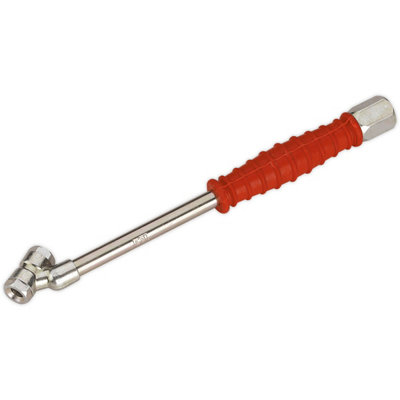 TWIN PUSH-ON TYRE INFLATOR ARM - CLOSED CONNECTOR - 1/4" BSP AIR HOSE ...