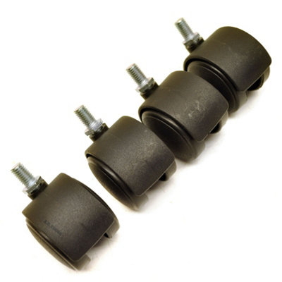 Twin Wheel Castor Caster for Office Computer Chairs Tables Sil160 | DIY ...