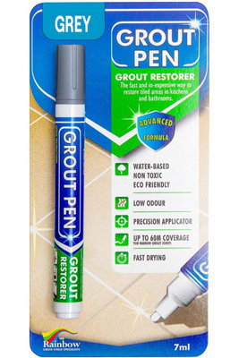 Twin White Pen Pack Grout - Designed for restoring tile grout bathrooms ...