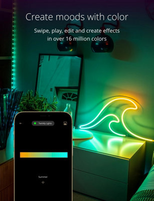 Twinkly Flex App-Controlled Flexible Light Tube with RGB (16 Million ...