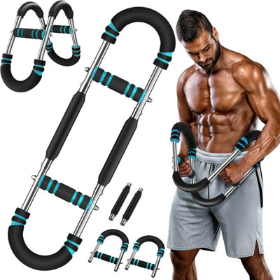 Twister Arm Trainer, 66-110lbs Adjustable Chest Expander, Shoulder ...